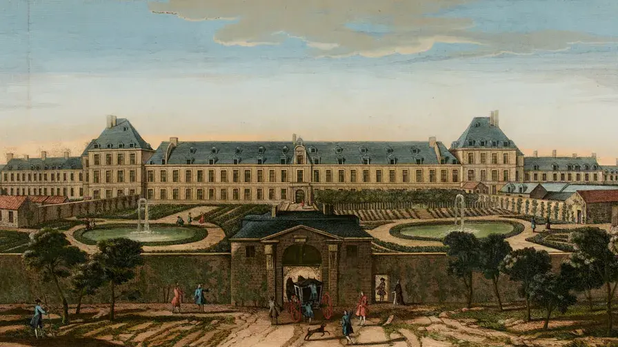 JPO 2016 - Vue de l'hôpital Royal de Bicestre, J. Rigaud, XVIIIe. | APHP